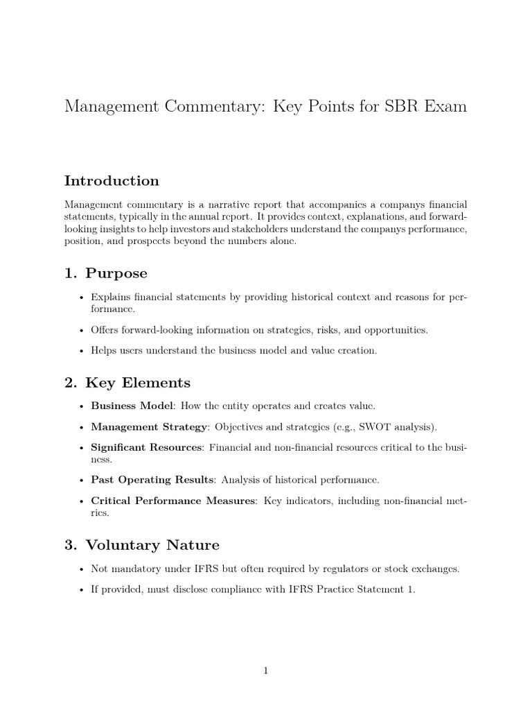 Management Commentary - Grok | PDF | Sustainability | Economies