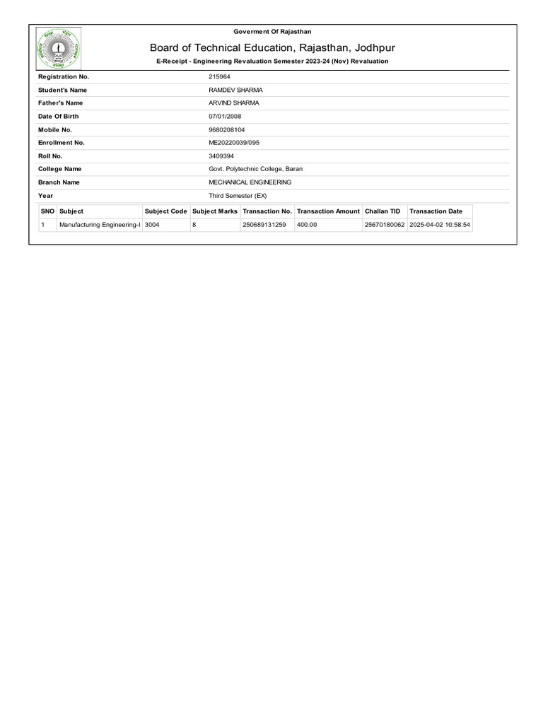 Revaluation 15964 | PDF