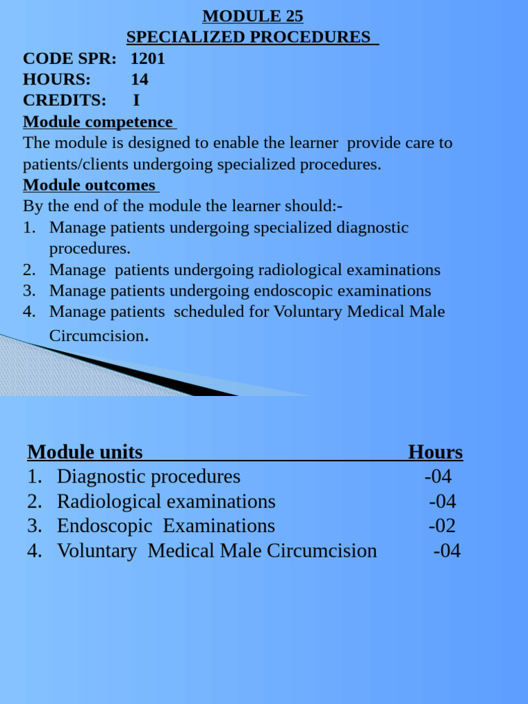 Specialized Procedure 1 &2 Final Presentation | PDF | Hemodialysis | Biopsy