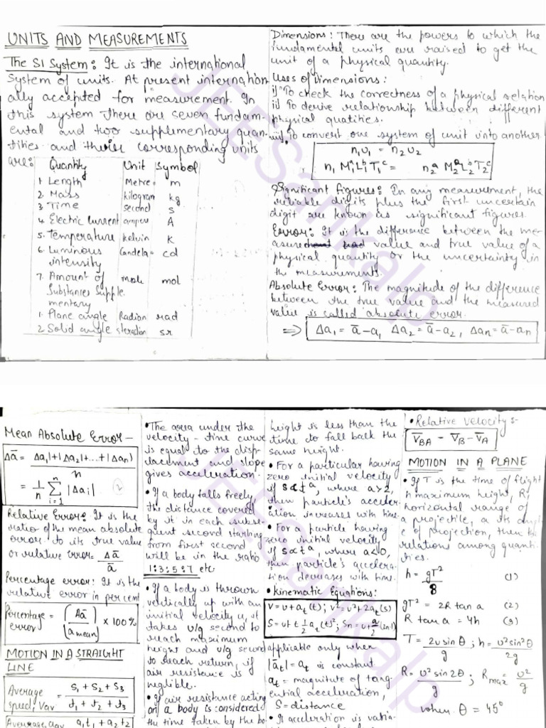 Jeesankalp Physics Handbook | PDF