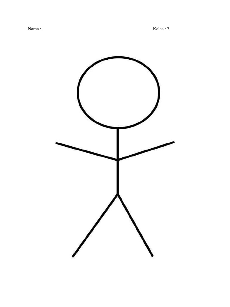 Sketsa Manusia Lidi | PDF