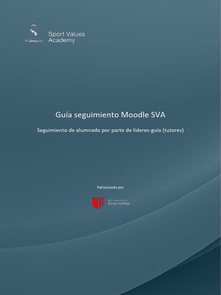 Guía para Líderes-Guía - Seguimiento Moodle Sva - S | PDF | Moodle | Aprendizaje