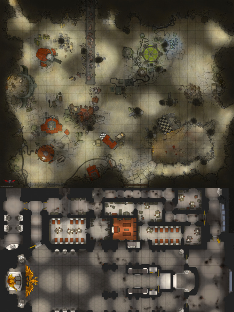 Wrath & Glory - Starter - S Set Battlemaps | PDF