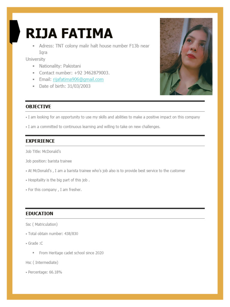 Rija Fatima | PDF
