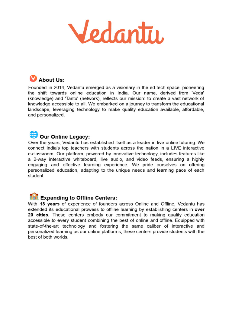 Vedantu - Master - Teacher - JD For Trainee | PDF | Teachers | Mentorship