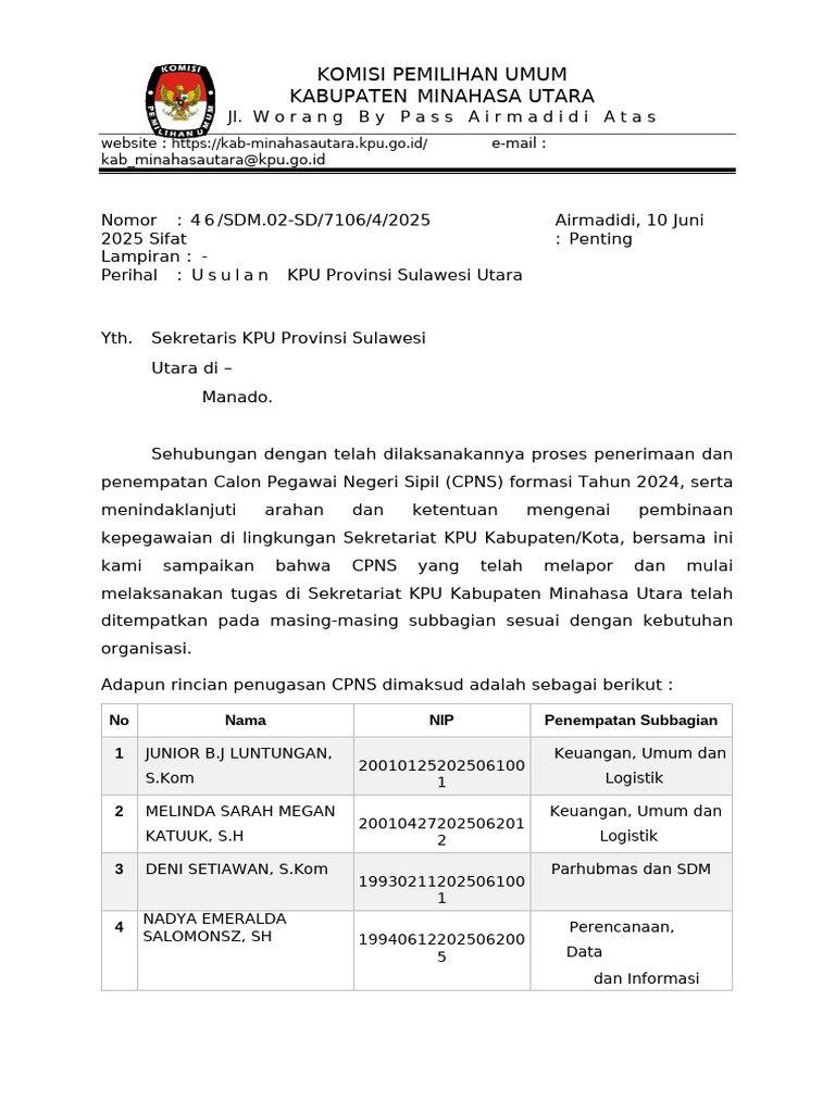 Pemberitahuan Ke Prov | PDF