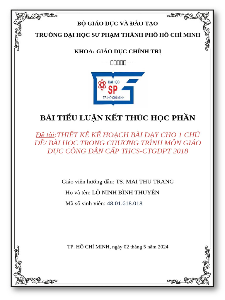 B Thuyen KHBD | PDF