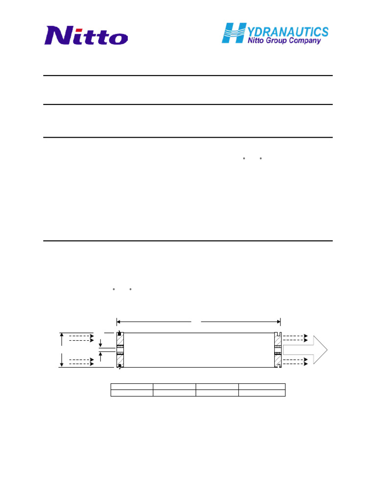 ESPA2 MAX Membrane Element Specs | PDF | Membrane | Process Engineering