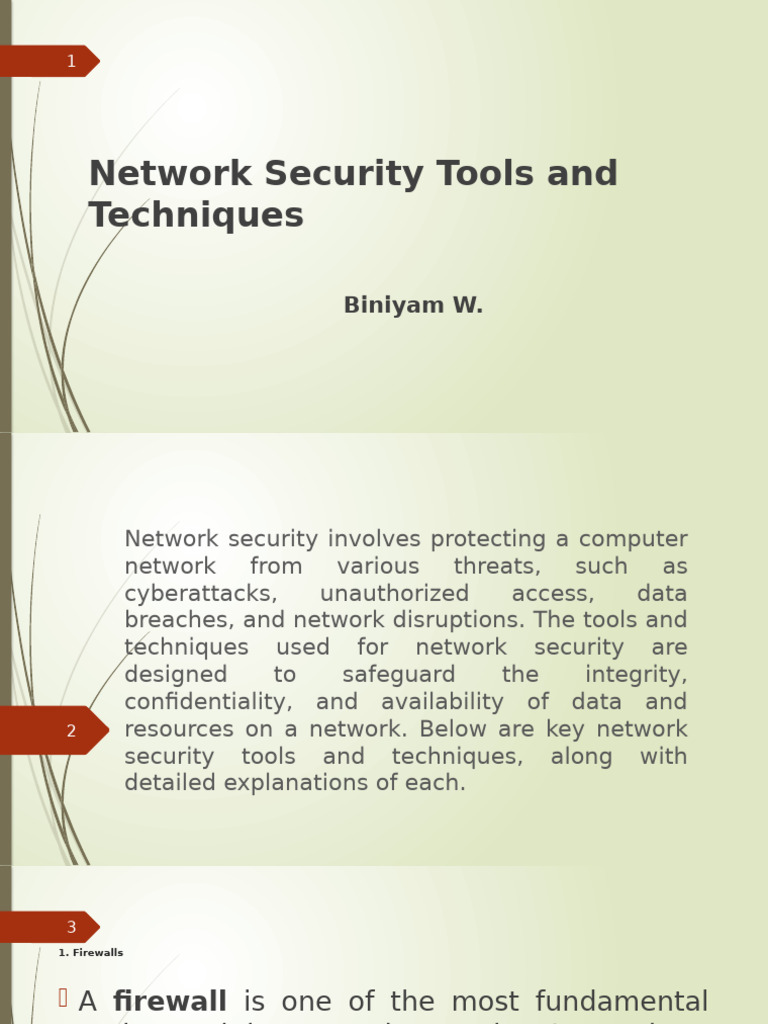 Key Network Security Tools Overview | PDF | Security | Computer Security