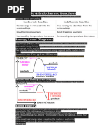 Exothermic and Endothermic Reaction Profiles | PDF | Physical Chemistry ...