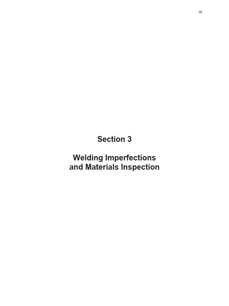 Section 3 Cswip 3.1 Welding Imperfections 1522 | PDF | Welding | Construction