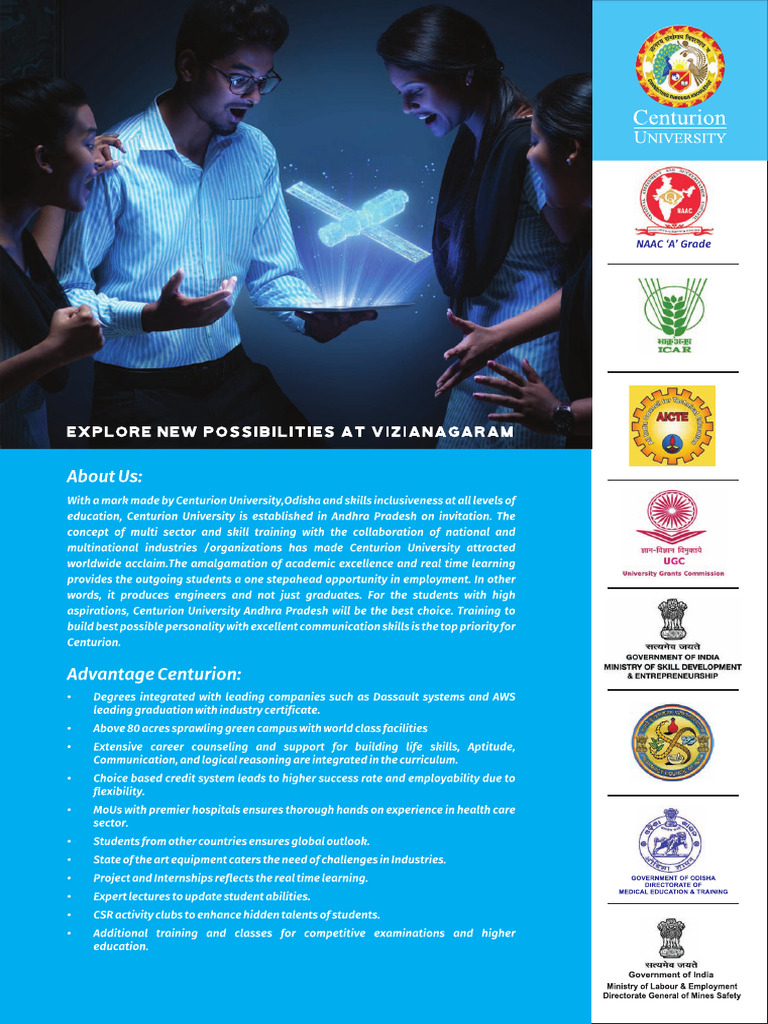 2021 Admission Booklet CUTM-AP - Size A4 - Pages4-Final Lwo | PDF