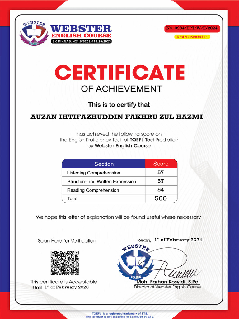 Auzan Ihtifazhuddin Fakhru Zul Hazmi | PDF