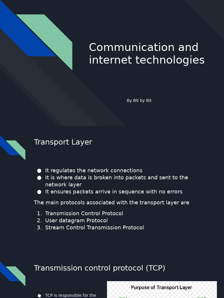 Communication and Internet Technologies | PDF | Computer Network ...