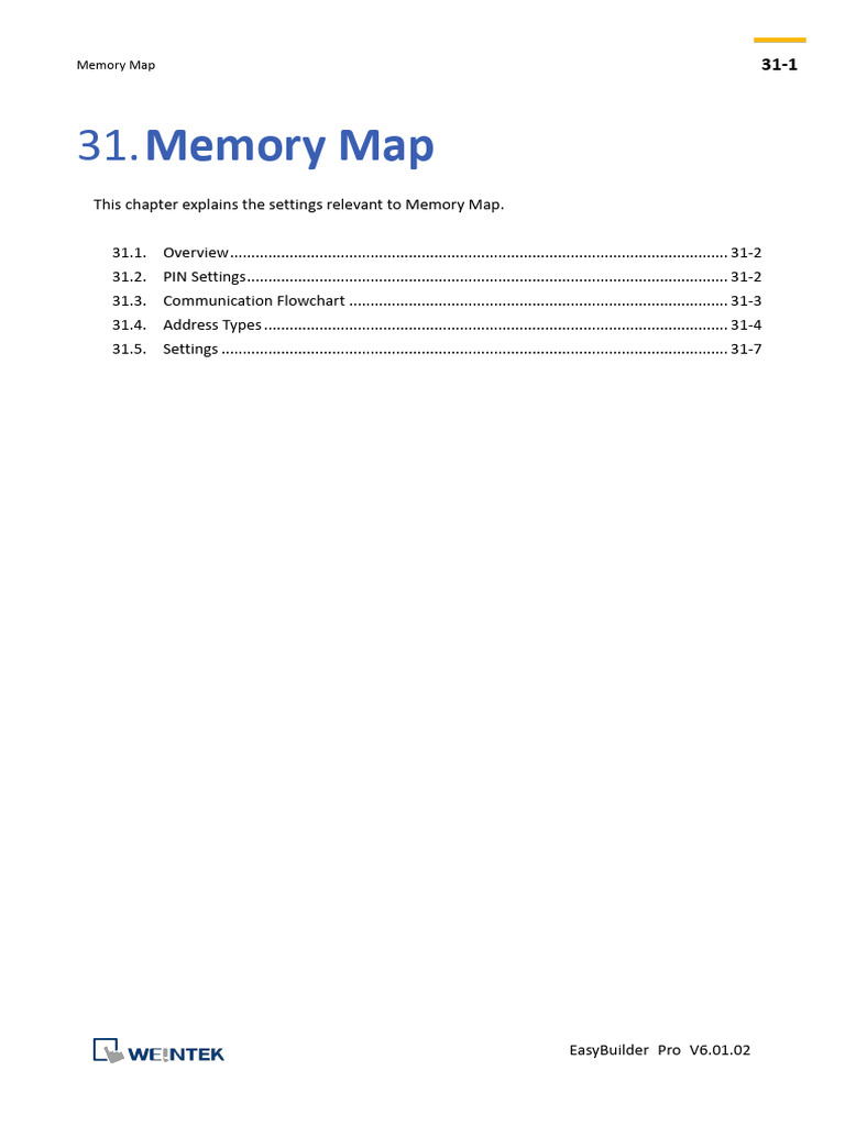 Memory Map Protocol Settings Guide | PDF | Transmission Control ...