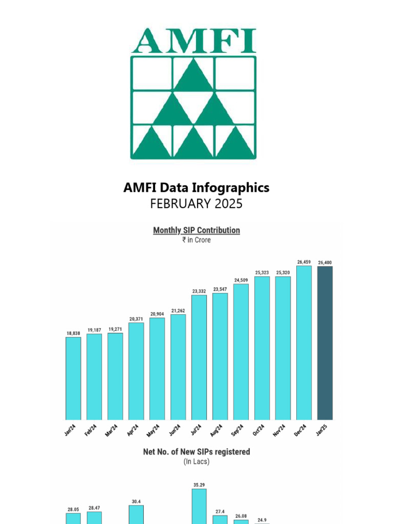 AMFI Data Infographics Feb'25 | PDF