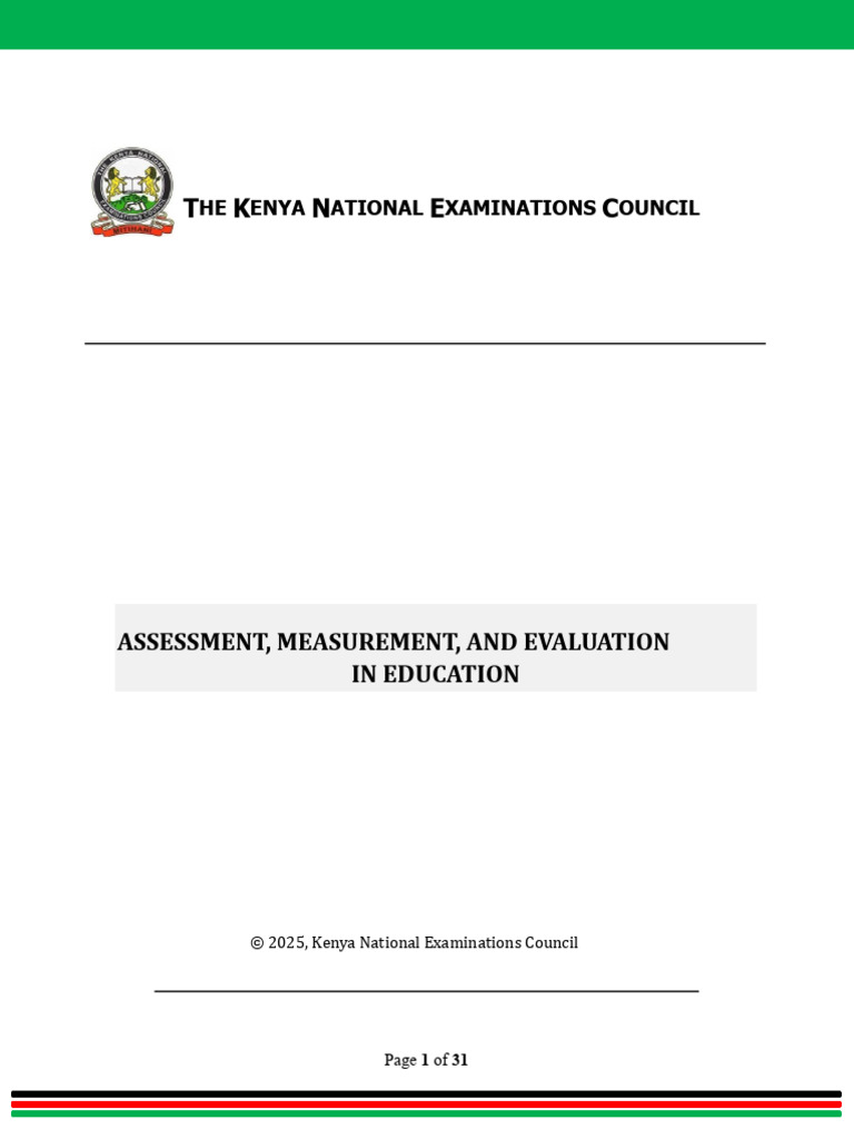 Measurement, Assessment and Evaluation | PDF | Educational Assessment ...