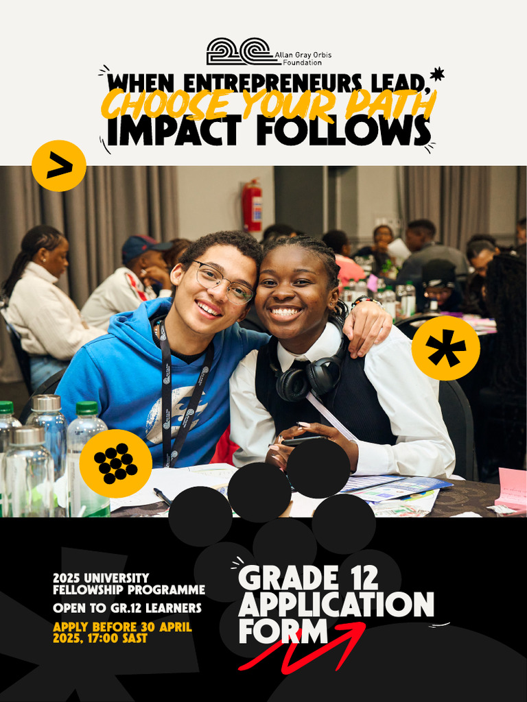 2025 Fellowship Grade 12 Application Form | PDF | Leadership ...