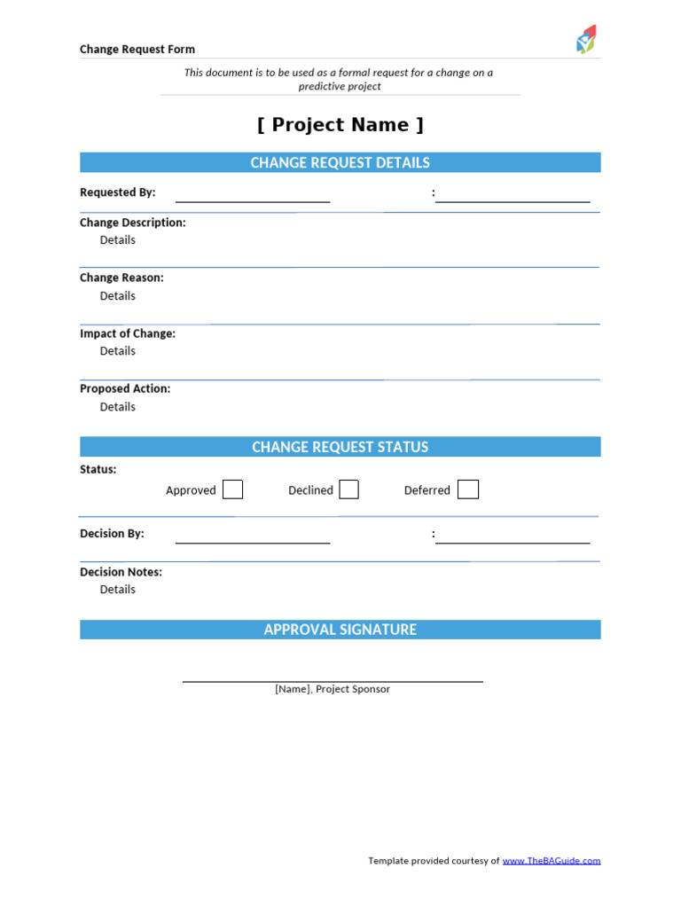 Change Request | PDF