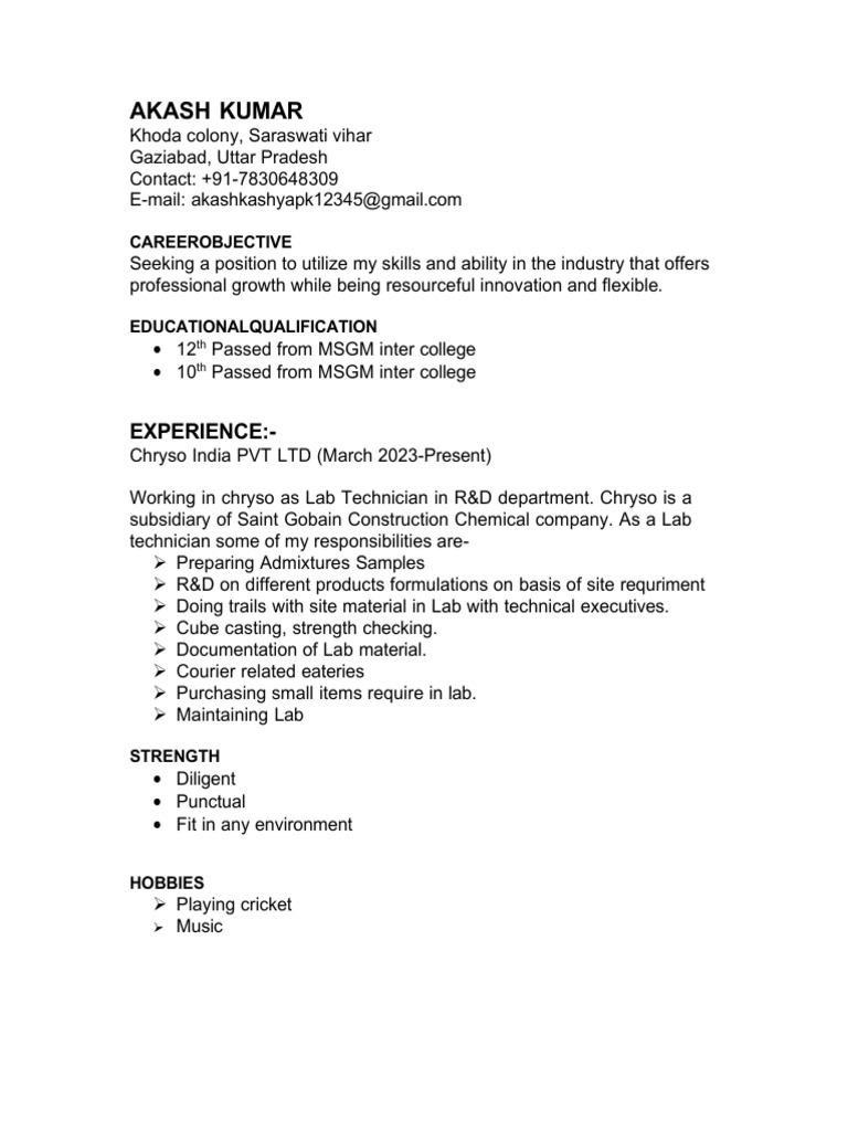 Akash Resume | PDF