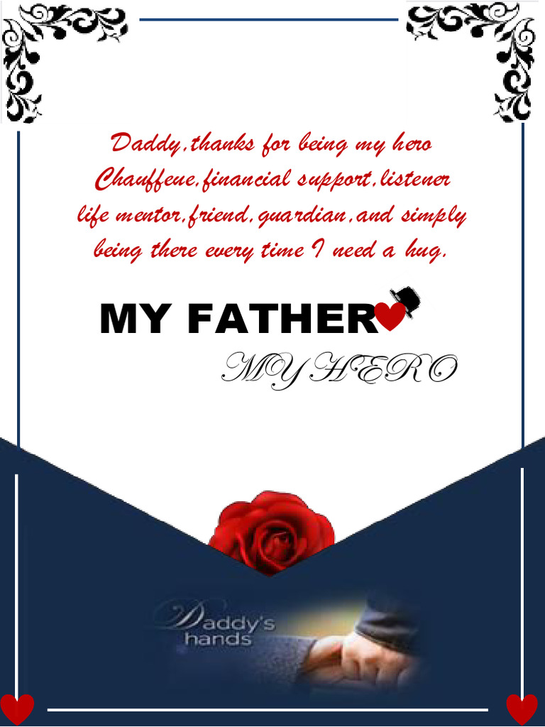 My Father, My Hero | PDF