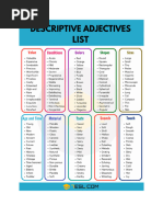75 Words to Describe Smells | PDF | Odor | Perfume