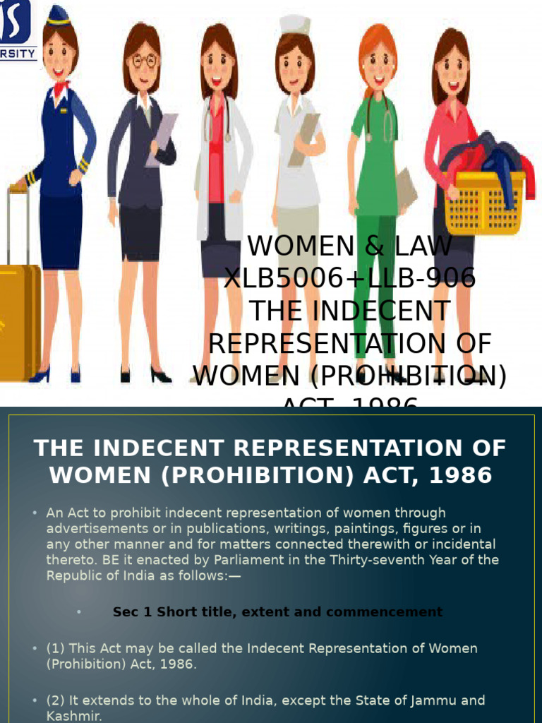 Indecent Representation of Women Act 1986 | PDF | Crimes | Crime & Violence