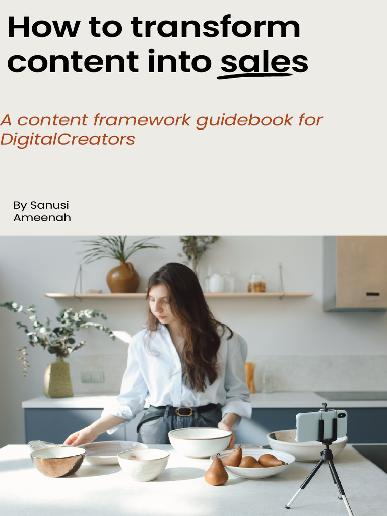 Content Framework by Sanusi Ameenah - 20230819 - 111503 - 0000 | PDF | Target Audience | Brand