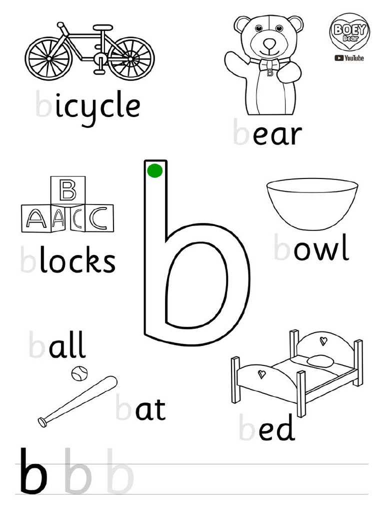 Phonics B Free Printable | PDF