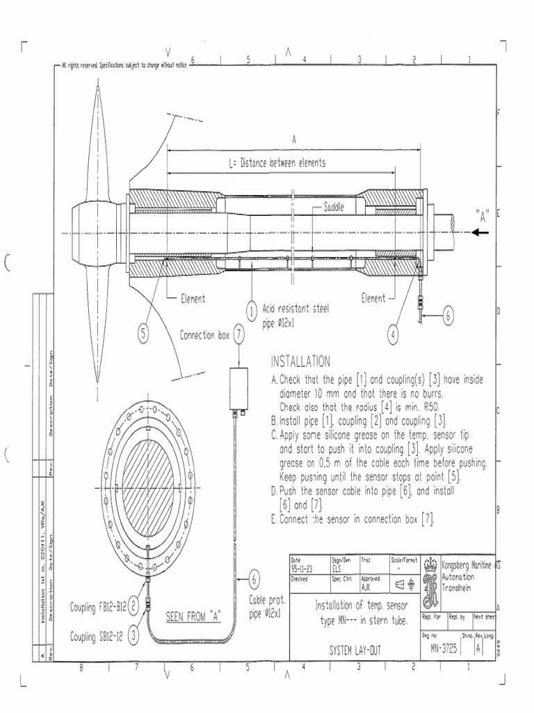 Stern Tube Drawings | PDF