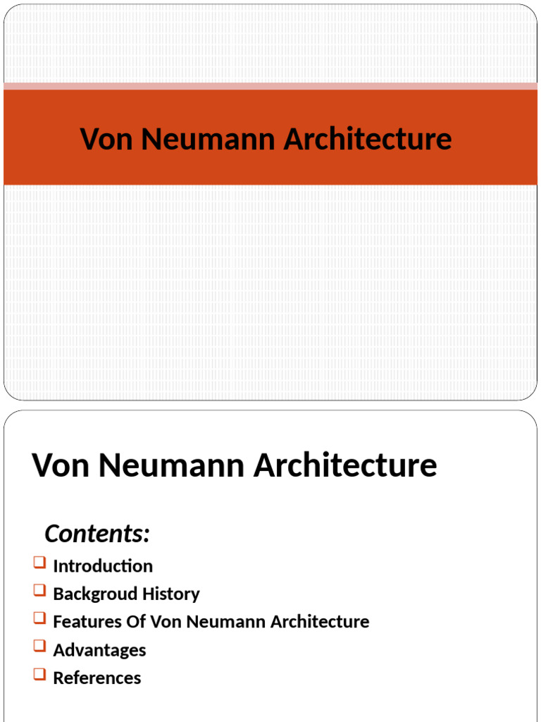 Lecture 3 Von-Neumann-Architecture | PDF | Central Processing Unit | Computer Data Storage