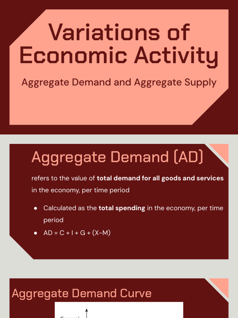 Variations of Economic Activity | PDF | Aggregate Demand | Supply ...