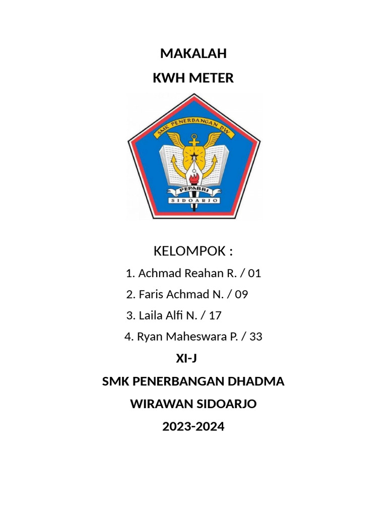 Pengertian dan Jenis KWH Meter | PDF