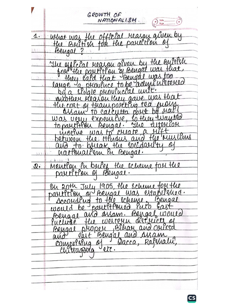 Growth of Nationalism | PDF