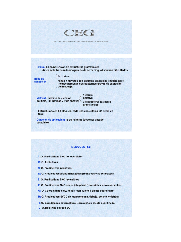 Evalúa:: BLOQUES (1/2) | PDF | Asunto (gramática) | Lingüística