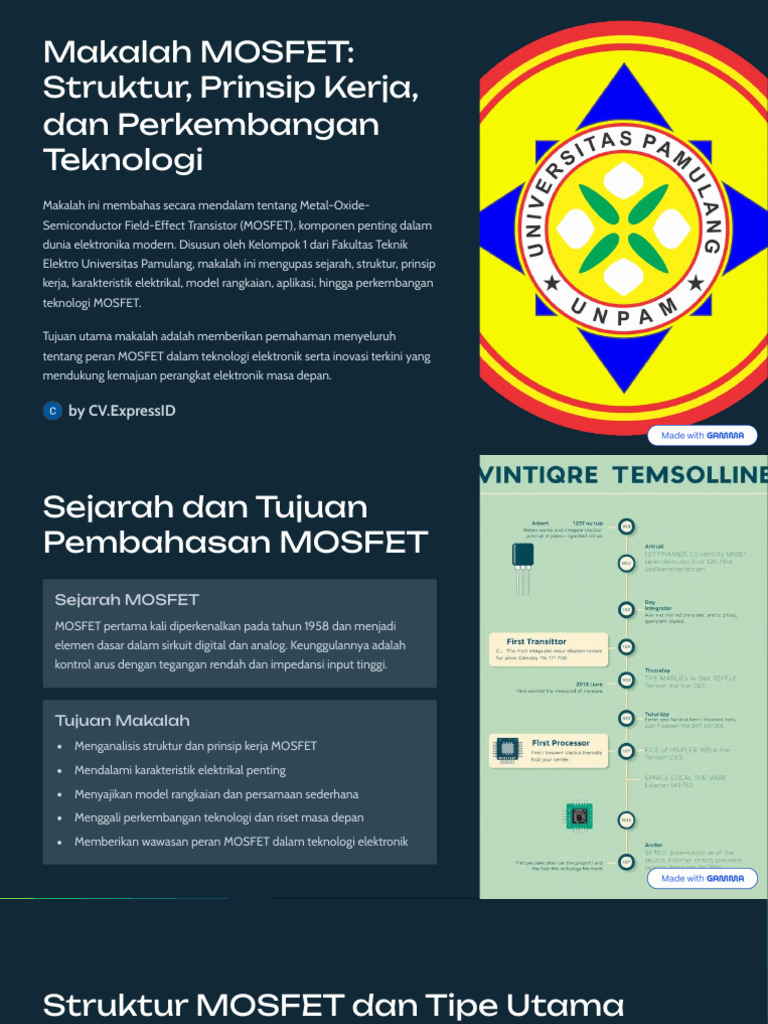 Memahami Teknologi MOSFET Modern | PDF