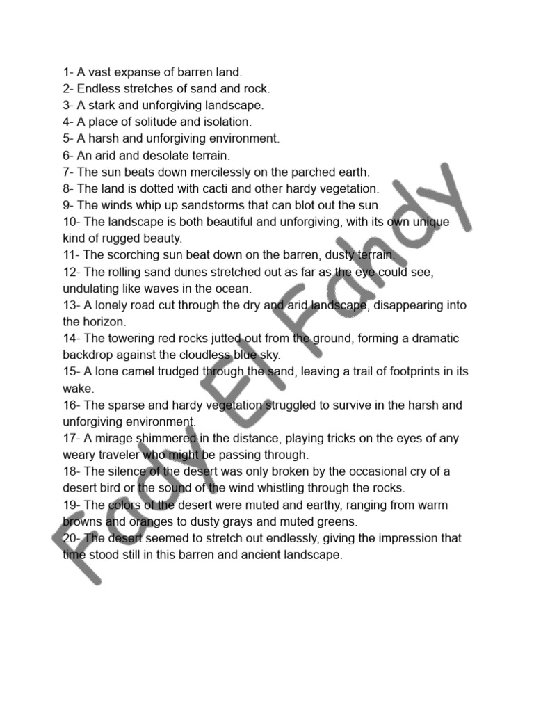 Describing the Desert_watermark | PDF