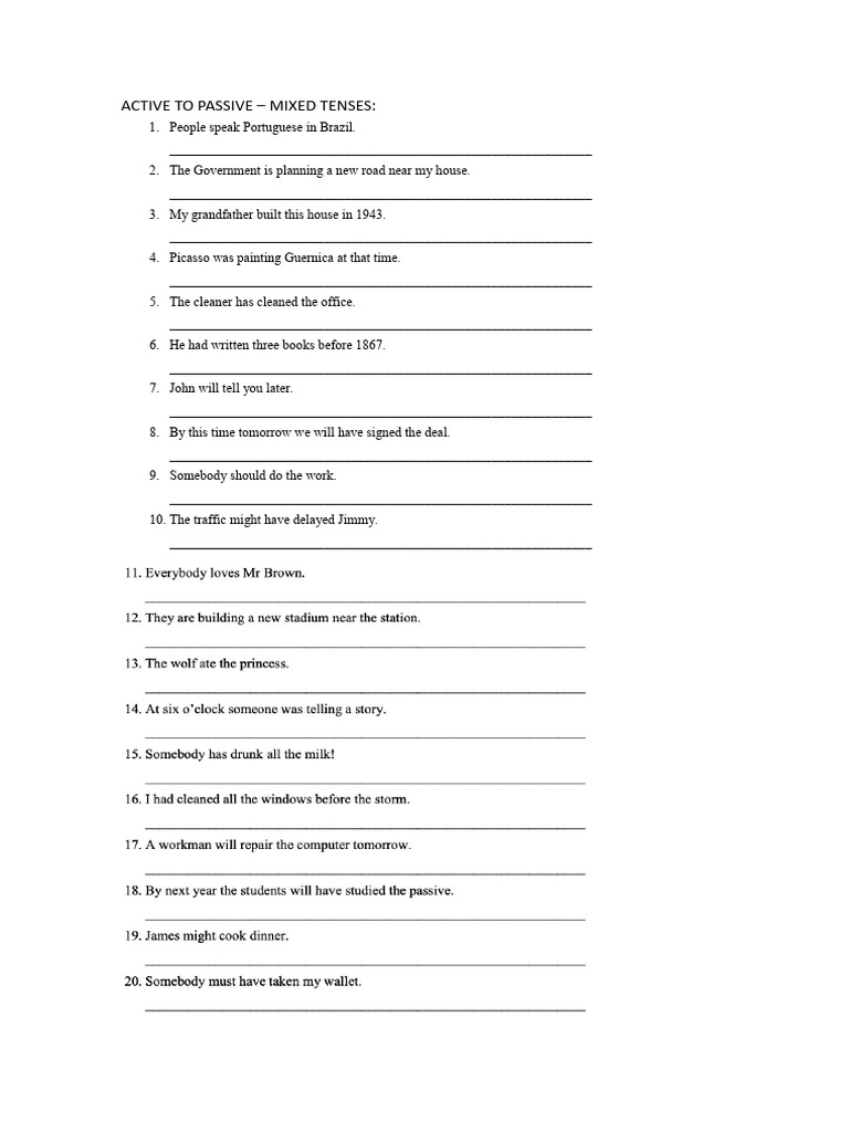 Active To Passive: Causative | PDF