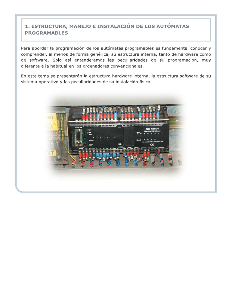 PLC Tema 1 | PDF