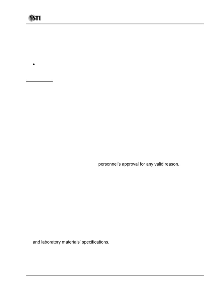 01 Laboratory Exercise 1 | PDF | Laboratories | Safety
