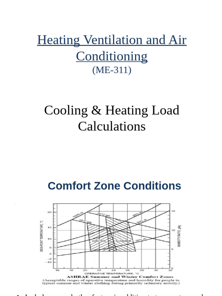 HVAC Cooling & Heating Load Guide | PDF | Mechanical Engineering | Home ...