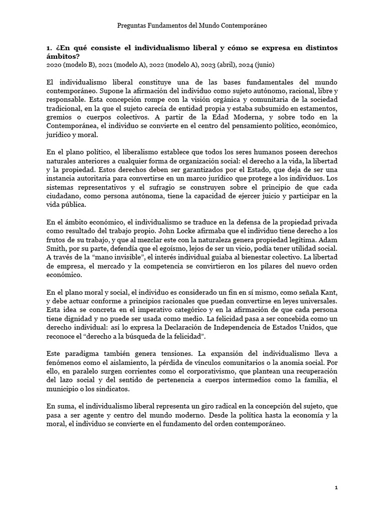 Preguntas Conte | PDF | Nación | Estado (política)