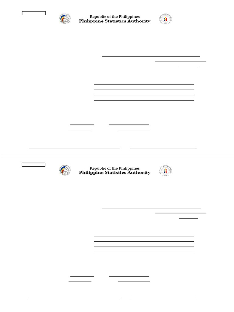 CBMS Form 20 Certificate of Work Completed 2023 | PDF