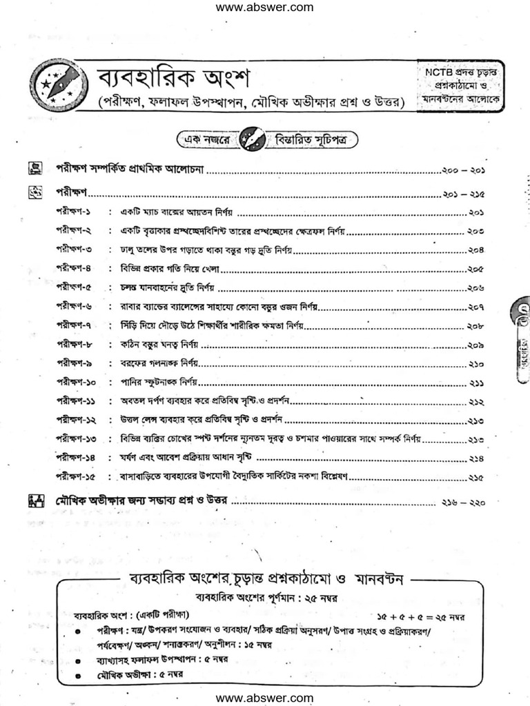 SSC Physics Practical Guide 2025 | PDF