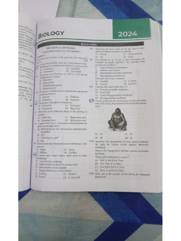 2018 To 2025 Biology Question Bank | PDF