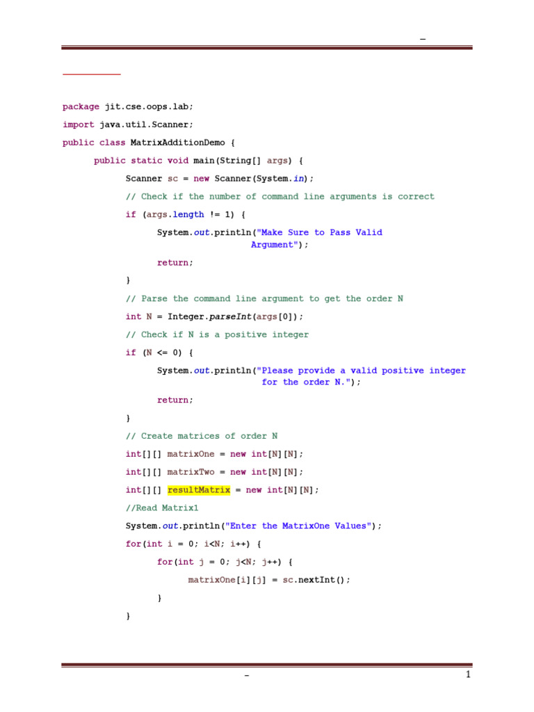 BCS306A-OOPs With Java Lab | PDF | Area | Method (Computer Programming)