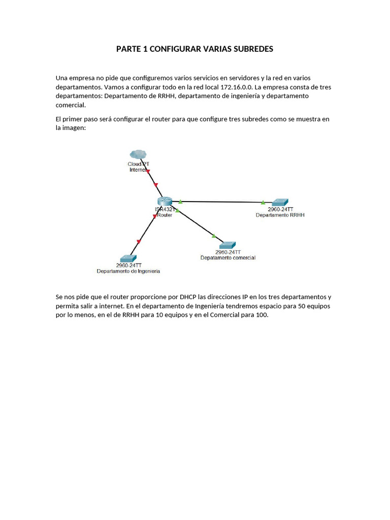 Práctica Redes | PDF | Dirección IP | Servidor proxy