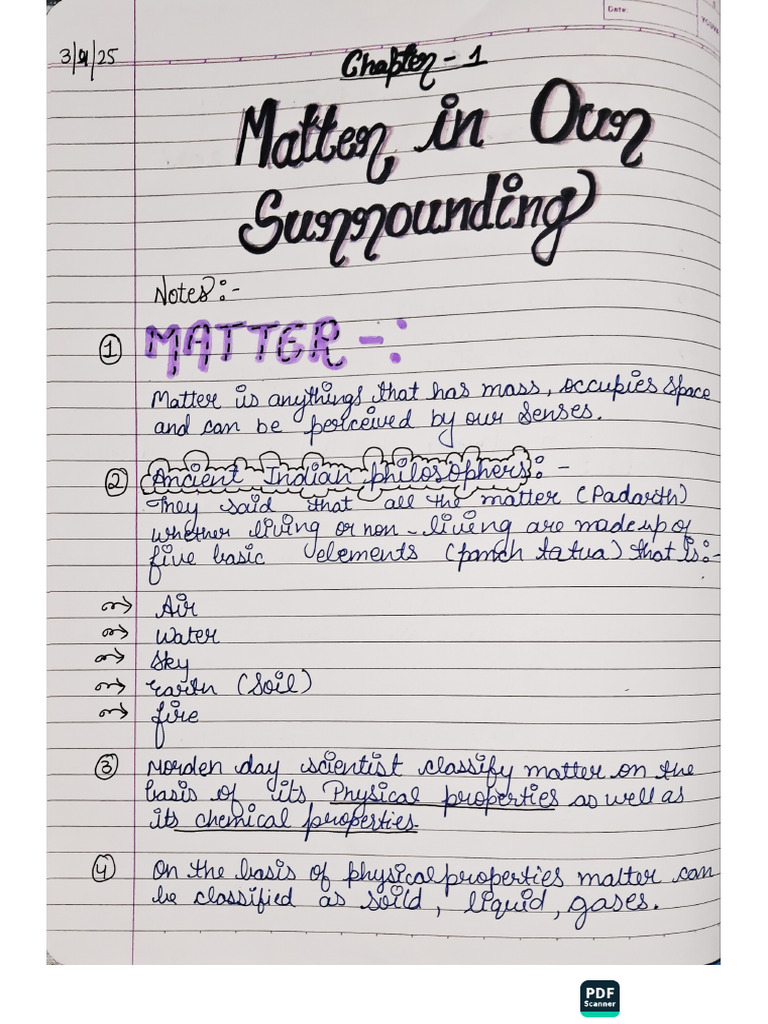 Chapter 1 of Chemistry | PDF