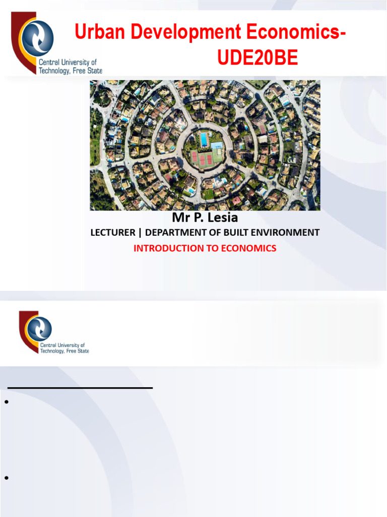 Introduction To Economics | PDF