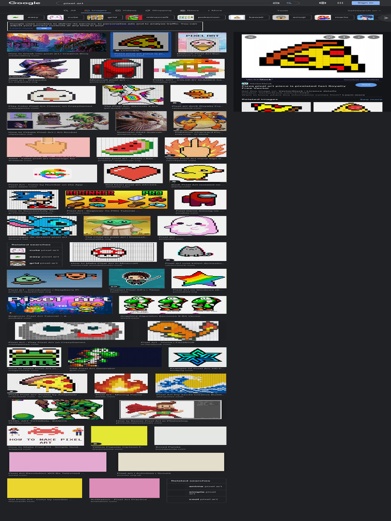 Pixel Art: Tips and Resources Guide | PDF | Pixel | Graphics